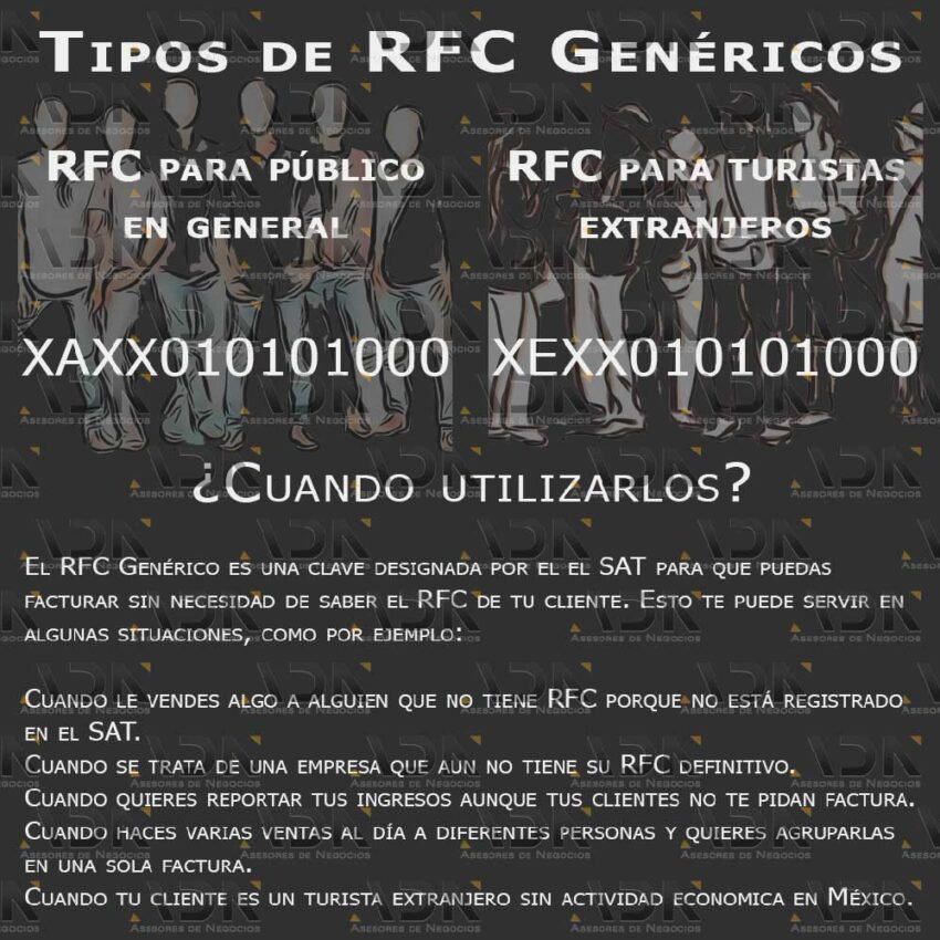 ¿Qué es el RFC Genérico en México? | ADN